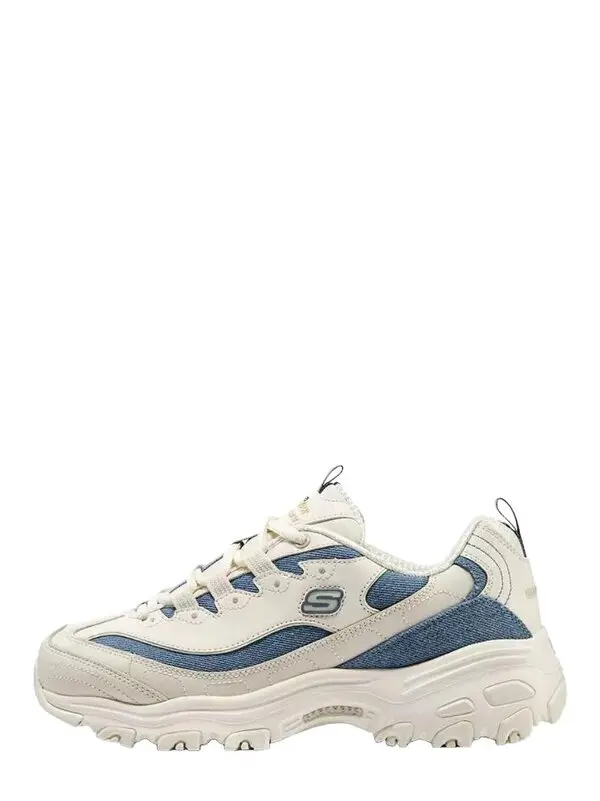 Sketchers D'lites 1.0 Sneakers - White/blue