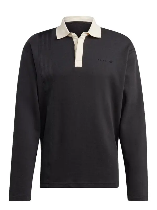 Adidas Camisa Manga Longa Rugby Rifta Metro Polo Shirts - Black