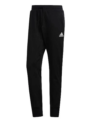 Adidas Sports Casual Fleece Basketball Trousers - Black