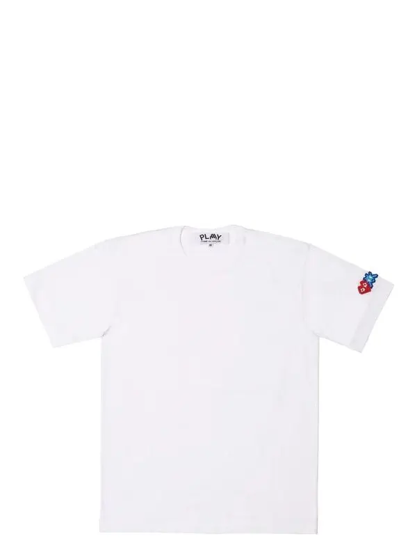 Play Comme Des Garcon Double Heart T-shirt - White