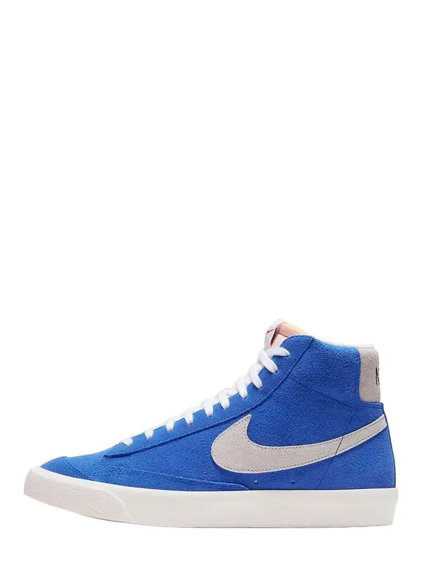 Nike Blazer Mid '77 Suede High Top Sneakers - White/blue/gray