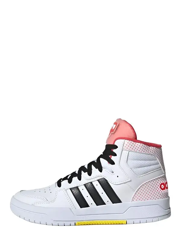 Adidas Entrap Mid Sneakers - White/black/pink