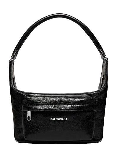 Balenciaga Raver Medium Bag With Handle - Black