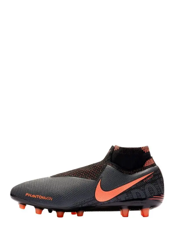 Nike Phantom Vision Elite Soccer Cleats - Grey/black/orange