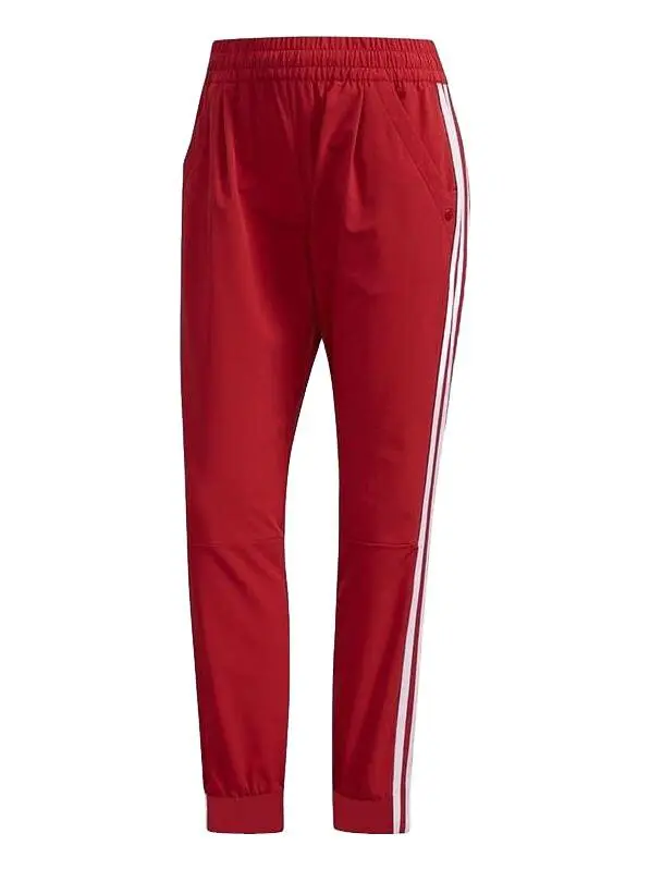 Adidas Knit Track Pants - Red