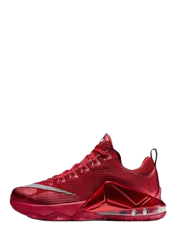 Nike Lebron 12 Low Sneakers - Red/silver/red