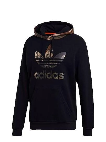 Adidas Originals Camo Block Pullover Hoodie - Black