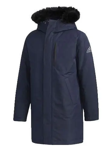 Adidas Down Feather Parka - Legendary Blue