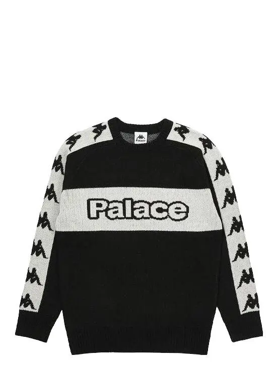 PALACE X Kappa Fw21 Knit Sweater - Black