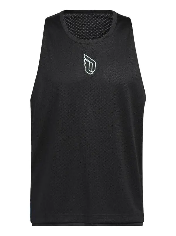 Adidas Lillard Logo Printing Stripe Basketball Vest - Multi-color