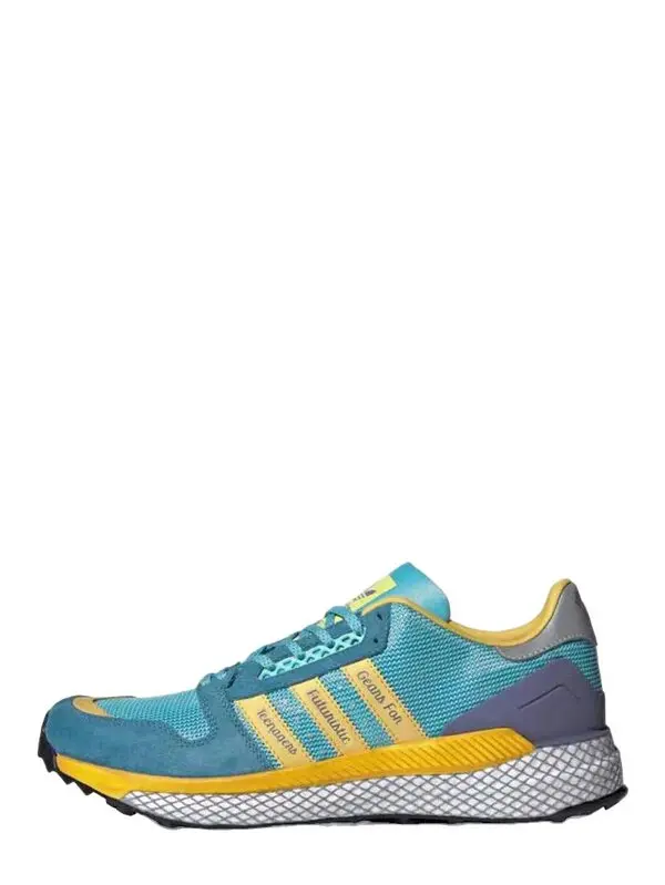 Adidas Human Made X Questar "light Aqua - Light Blue/dark Blue/