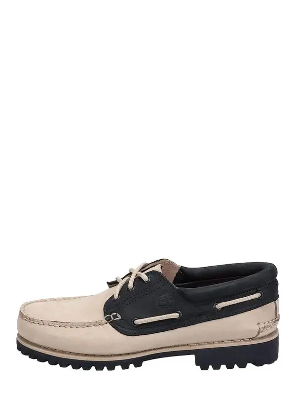 Timberland 3-eye Lug Handsewn Boat Shoes - Beige/white/black