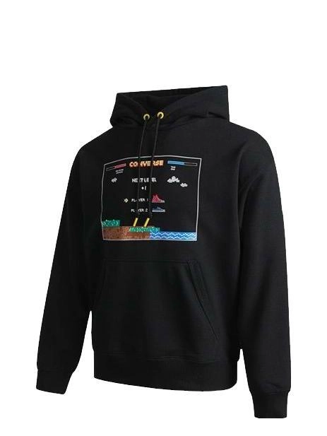 CONVERSE Video Game Graphic Hoodie - Black