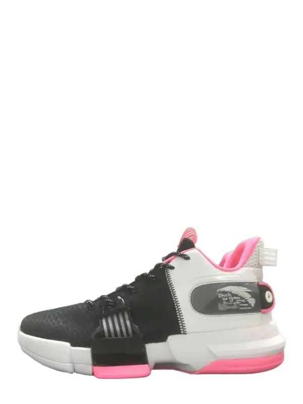 ANTA Shock The Game 2.0 High Top Athletic Sneakers - Black/white/pink