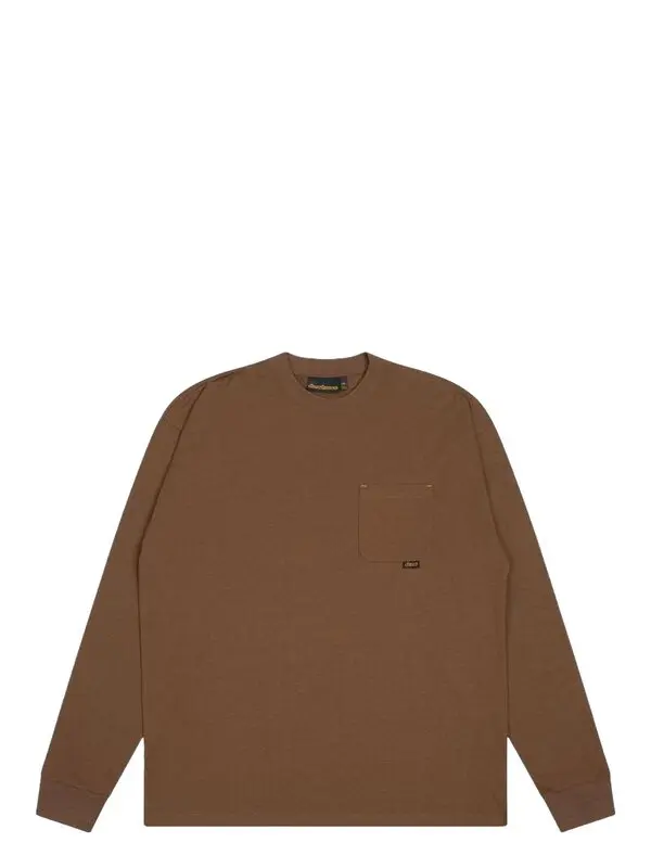 Drew House Basic Longsleeve Pocket T-shirt - Brown