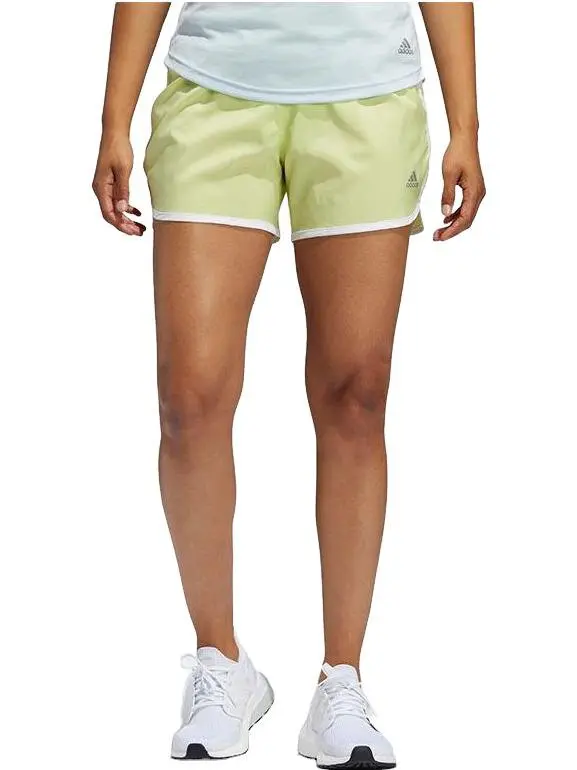 Adidas M20 Short W Running Sports Shorts - Light Yellow
