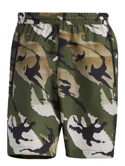 Adidas Ub Sht Wv Camo Sports Shorts - Army Green