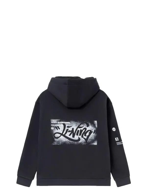 LI-NING Skateboard Series Hoodie - Black/white