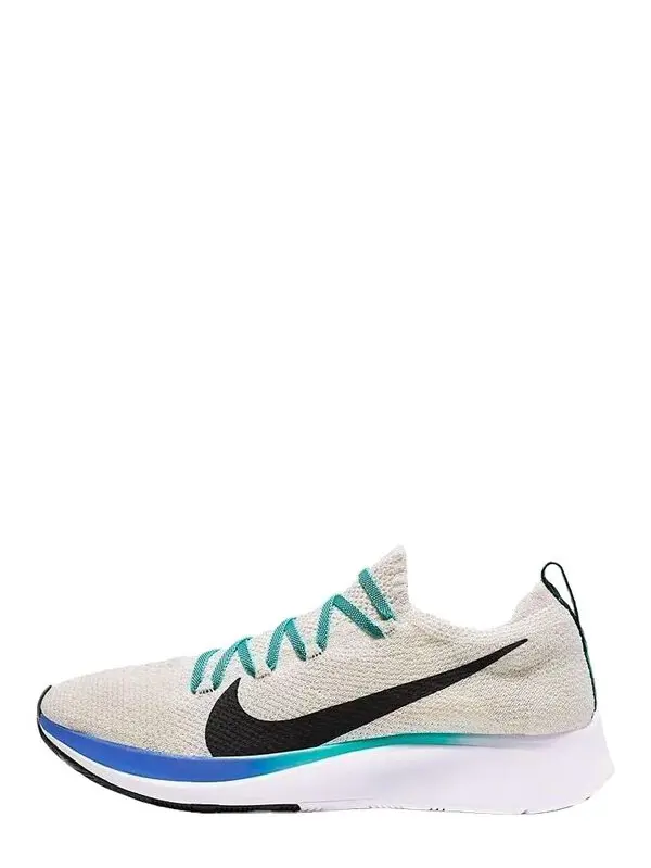 Nike Zoom Fly Flyknit Running Shoes - Lt Cream/black-hypr Jade-spphr
