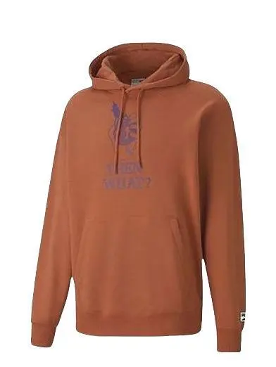 PUMA Downtown Graphic Hoodie - Brown