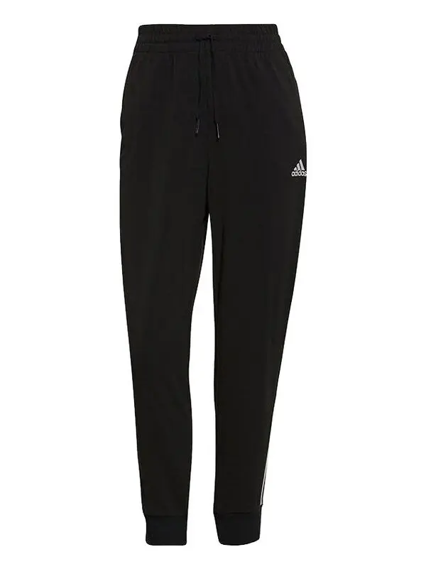 Adidas Essentials 3-stripes Tapered Pants - Black