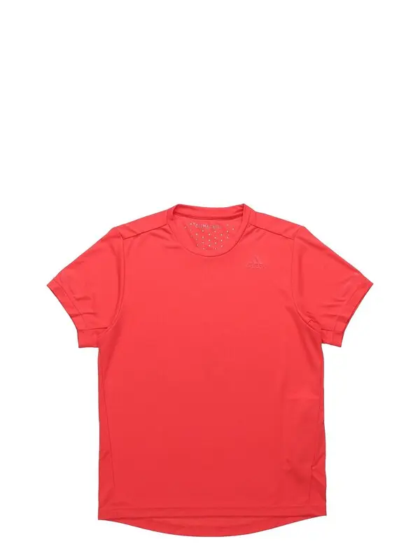 Adidas Round Neck Short Sleeve T-shirt - Red