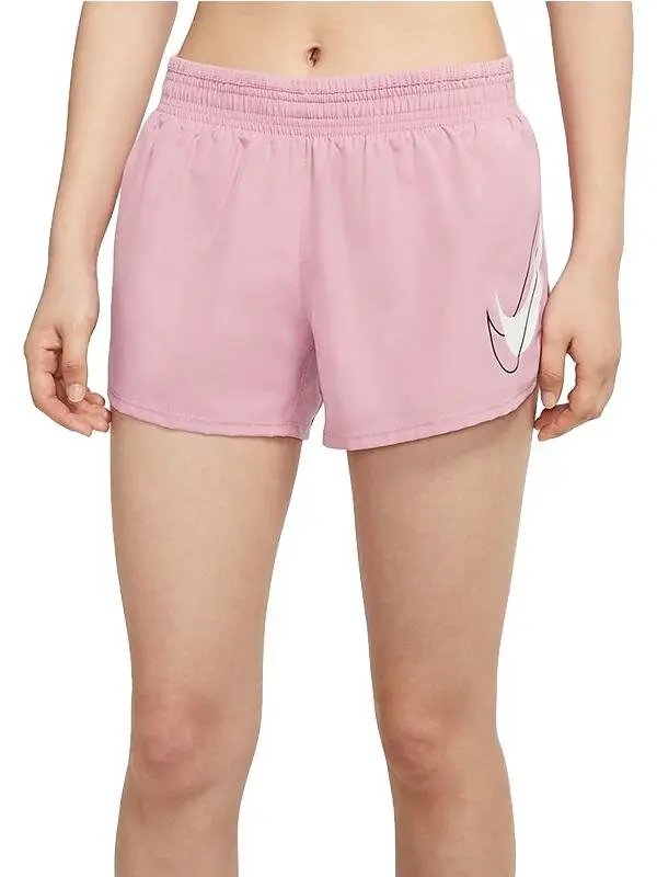 Nike Swoosh Run Shorts - Pinkred