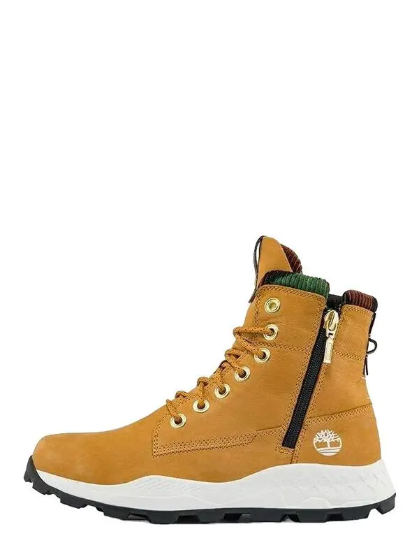 Timberland Brooklyn Side Zip Sneaker Boot - Yellow/black/white