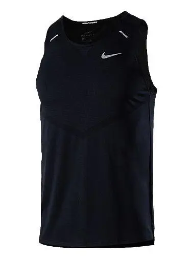Nike Dri-fit Rise 365 Reflective Running Vest - Black