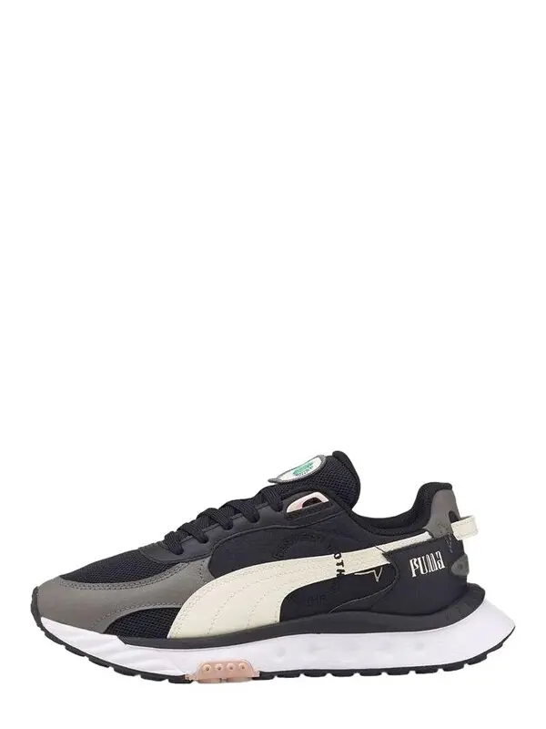 PUMA Wild Rider Downtown Sneakers - Black/white/gray