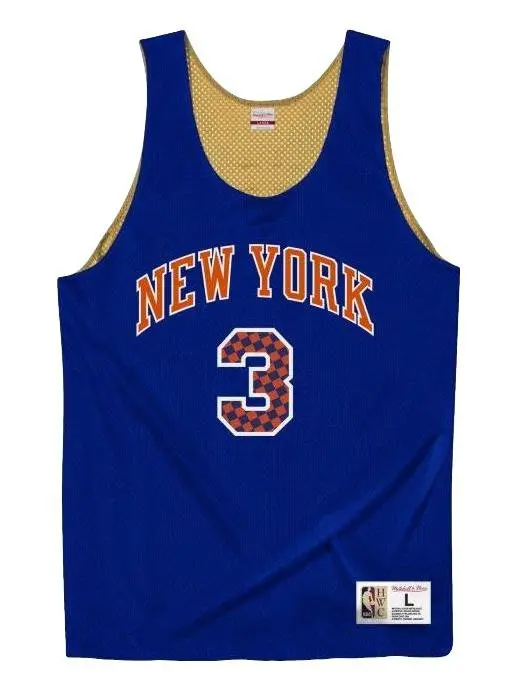 Mitchell & Ness X Nba All-star 1994-95 Reversible Mesh Jersey 'john Starks 3 - Blue/gold