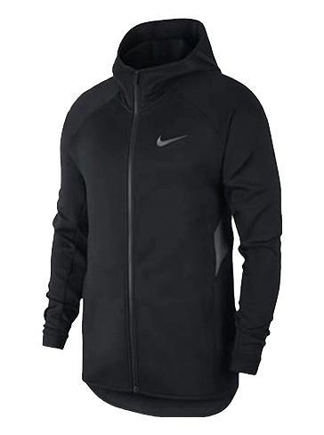 Nike Zipper Sports Hooded Jacket - Black