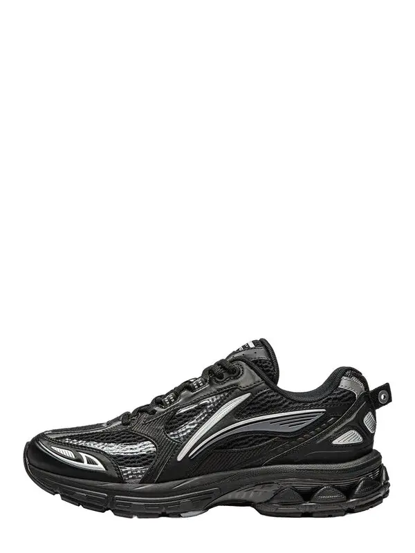 LI-NING Fuyao 2.0 Low Top Athletic Sneakers - Black/silver