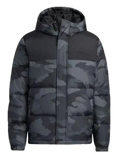 Adidas Neo Camouflage Hooded Down Jacket - Default Color