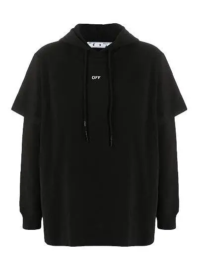 Off-White Arrow Logo Hoodie - Black
