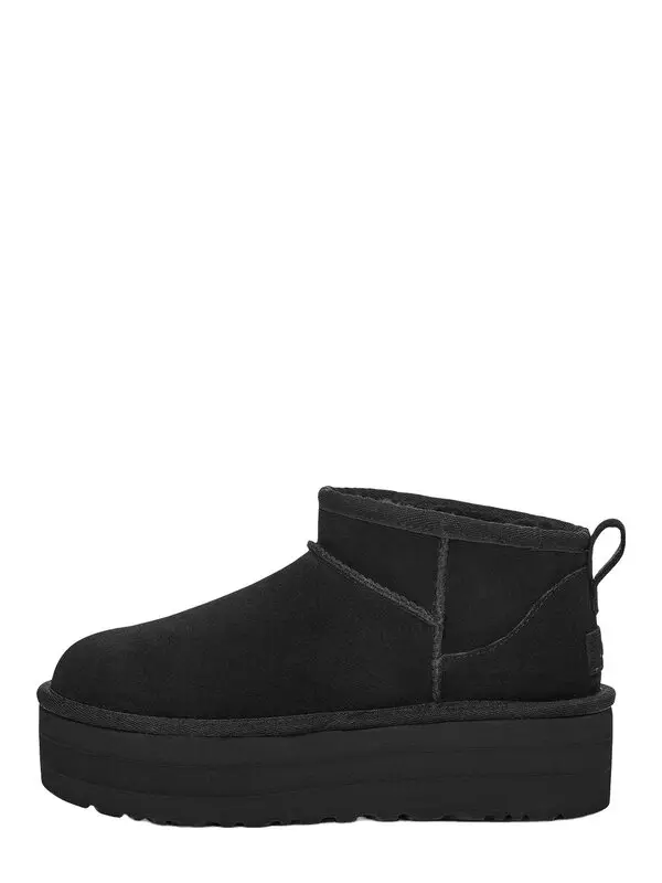 UGG Classic Ultra Mini Platform Boots - Black