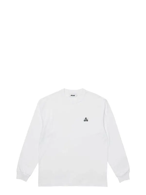 PALACE Logo Round-neck Sweatshirt - White
