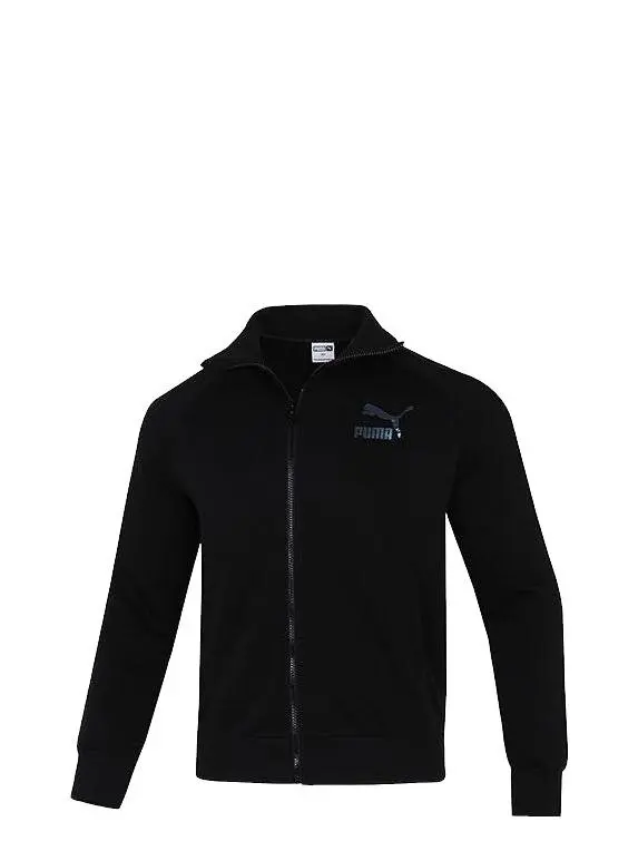 PUMA T7 Retro Logo Track Jacket - Black