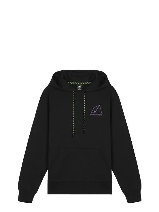 NEW BALANCE Logo Relaxed Hoodie - Black