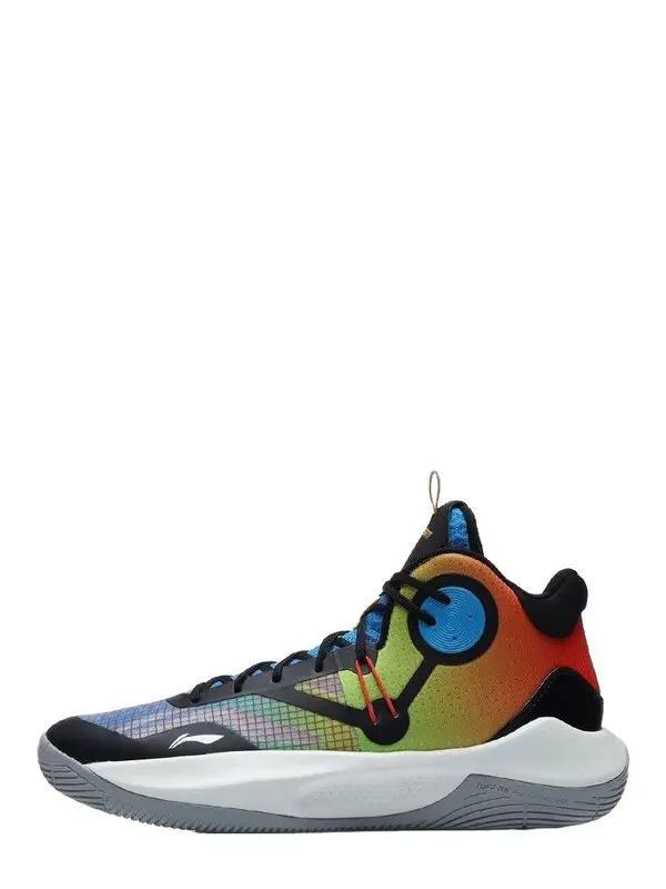 LI-NING Sonic 9 Team Athletic Sneakers - Black/blue/orange