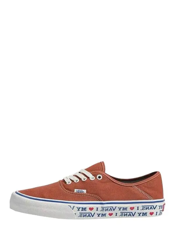 VANS Authentic Sf 'salt Wash' Sneakers - Orange