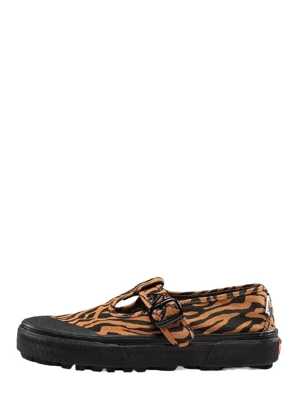 VANS Ashley Williams X Style 93 Tiger Print Mary Jane Sneakers - Black/orange