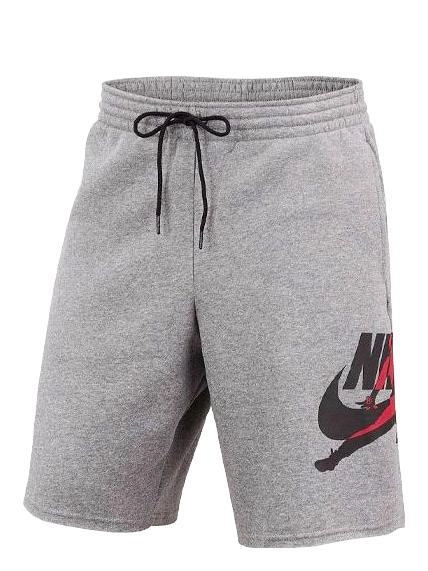 JORDAN Jumpman Logo Knit Basketball Shorts - Gray