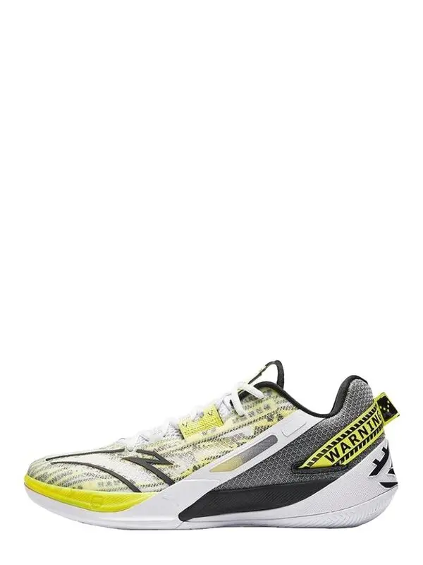 ANTA Allergy Warning" Sweep 5 Sneakers - White/yellow/black
