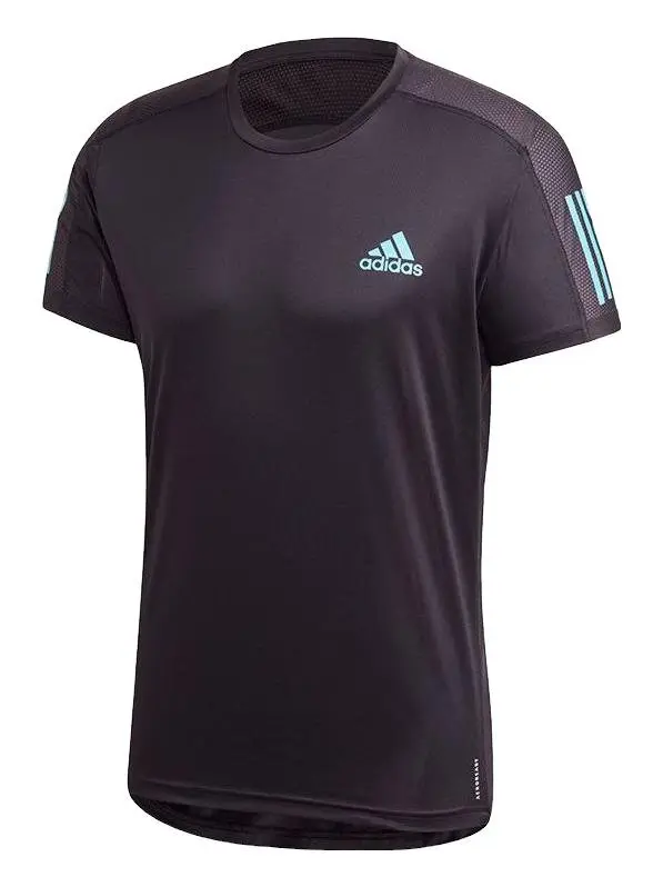 Adidas Own The Run Tee Running Sports Short Sleeve - Black