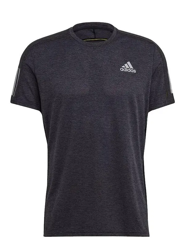 Adidas Own The Run Tee Running Casual Sports Short Sleeve - Black