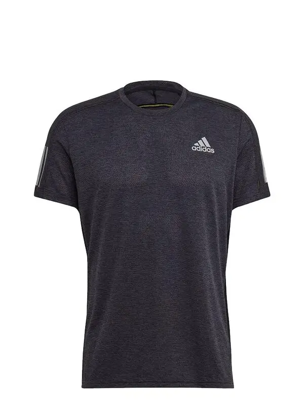 Adidas Own The Run Short Sleeve Performance Tee - Black