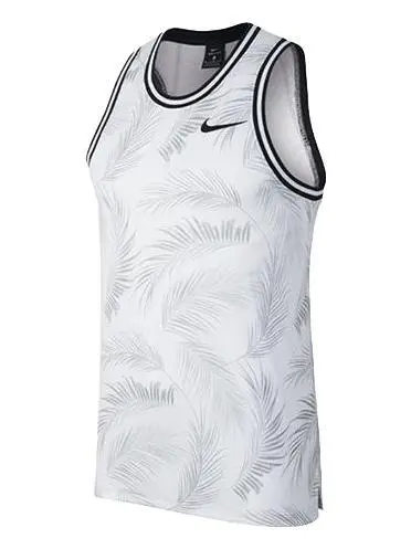 Nike Dri-fit Dna Printing Basketball Vest - Gray/white