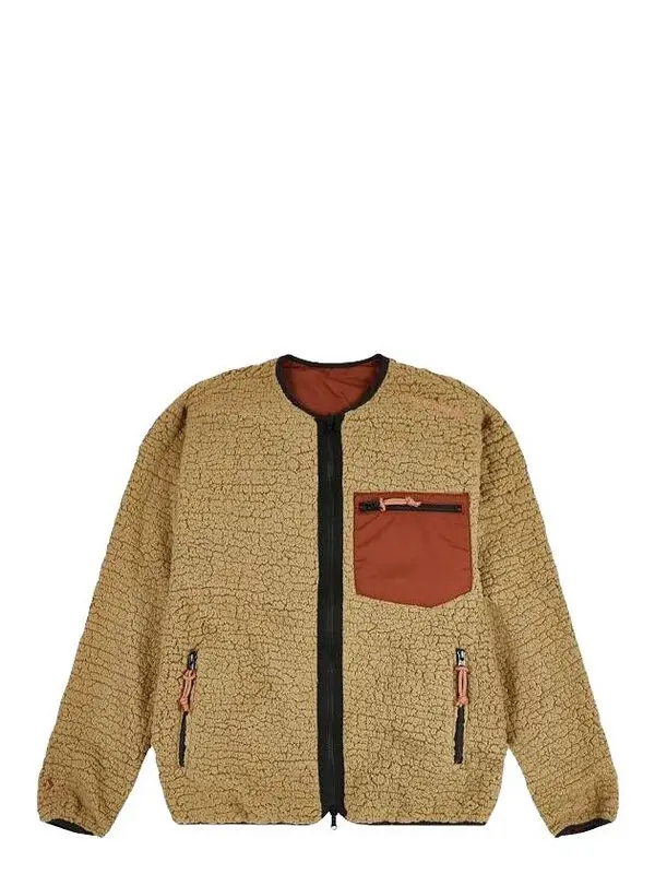 CONVERSE Reversible Fleece Jacket - Tan
