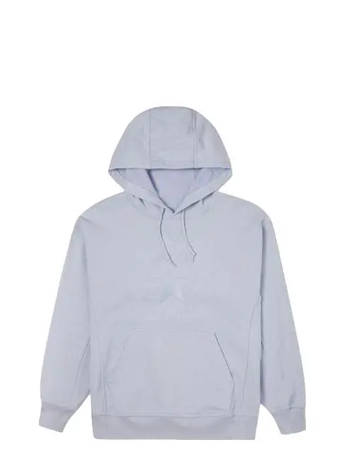 CONVERSE Chuck 70 Logo Embroidered Hoodie - Grayblue
